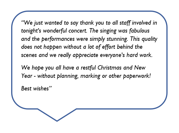 Holmer Green Junior School - Feedback