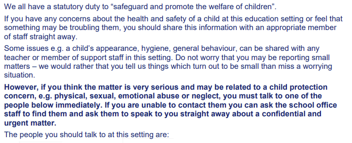 Holmer Green Junior School - Safeguarding